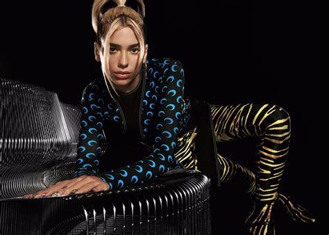 Dua Lipa Sexy In Sheer Bra And Black Tights For Future Nostalgia