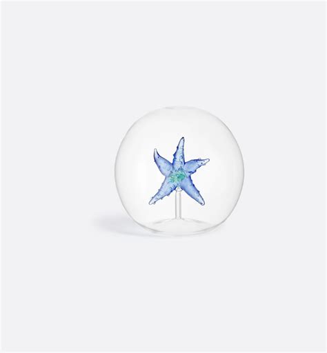 데코 글라스 볼 La Vague 블루 Dior