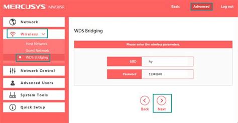 how to configure wds function on the mercusys wireless n router