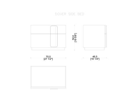 Dover Bedside Table Sicis