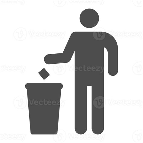 Throw Garbage Icon Transparent Background 18874630 PNG