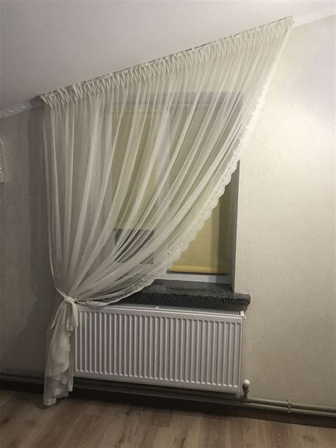 DIY White Curtain for a Cozy Home