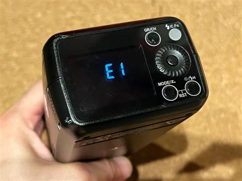 Troubleshooting The Godox AD200 E1 Error Quick Fixes And Solutions