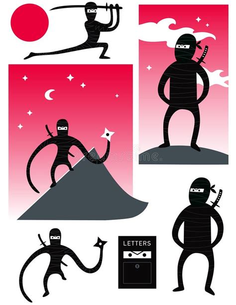Ninjas Stock Illustration Illustration Of Ninja Ninjas 59552651