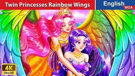 Twin Princesses Rainbow Wings 👩 ️👩 Bedtime Stories🌛 Fairy Tales In