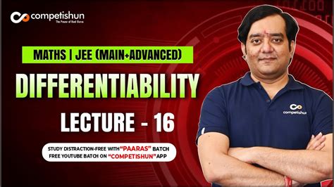 Iit Jee Differentiability Part 16 Youtube