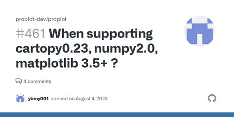 When Supporting Cartopy Numpy Matplotlib Issue Proplot Dev Proplot GitHub