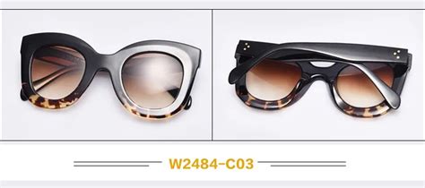 Fashion Luxury Brand Designer Vintage Rivet Shades Big Frame Style