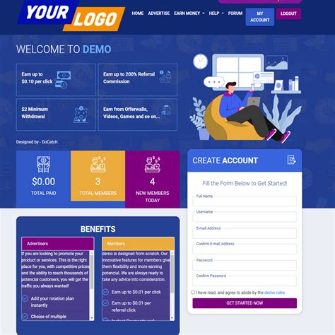 Modern Responsive Template For Evolution Script 593 Upkeen