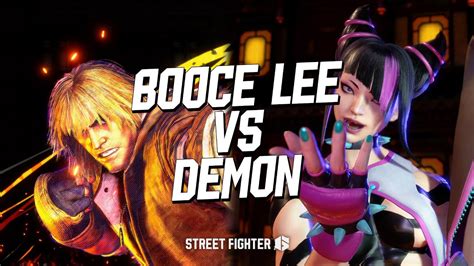 SF Booce Lee Ken Vs Demon Juri Street Fighter YouTube