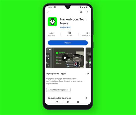 Обзор приложения Hackernoon мобильный опыт в изображениях