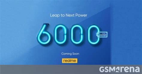 Realme Phone With MAh Battery Coming Soon GSMArena Com News