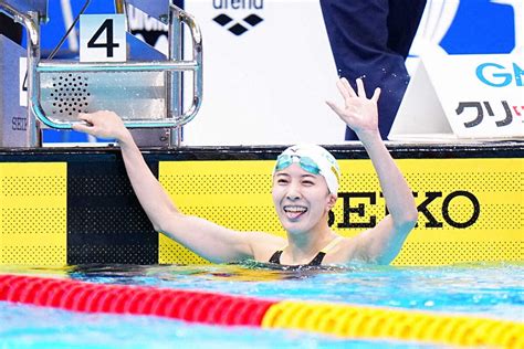 第 回日本選手権水泳競技大会 日目女子 メートル個人メドレー予選を終えスタンドに向かって手を振る大橋撮影河野 光希 スポニチ Sponichi Annex スポーツ