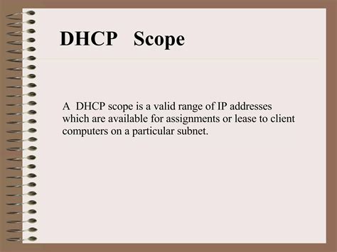 Dynamic Host Configuration Protocol Ppt