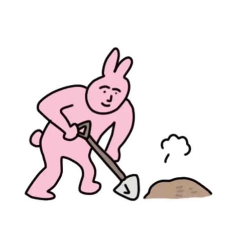 表情包│超有趣的粉红小兔表情包！贱萌可爱，一起用起来吧~！ 哔哩哔哩