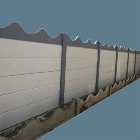 Modular 7 Feet Rcc Readymade Concrete Compound Wall For Security