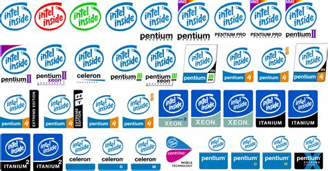 Intel Stickers 1993 2005 By Braydennohaideviant On Deviantart