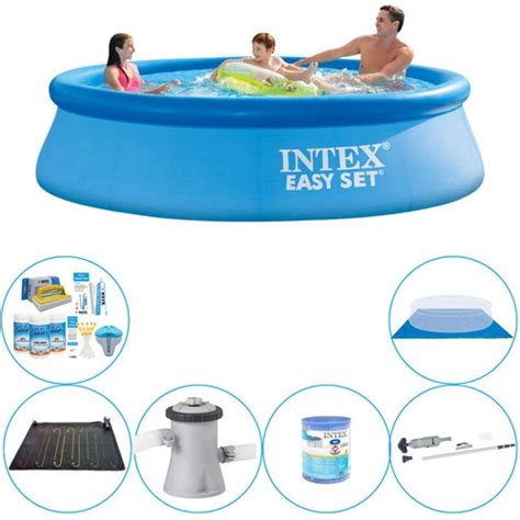 Intex Piscine Easy Set Ronde 305x76 Cm 7 Pièces Piscine Piscine