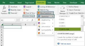 Countblank In Excel Formula Examples How To Use