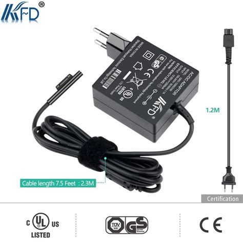 KFD TUV HKY 12V 2.58A Power AC Adapter for Microsoft Windows Surface ...