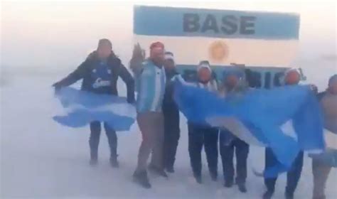 Video Así Se Festejó En La Base Marambio En La Antártida Radio Del