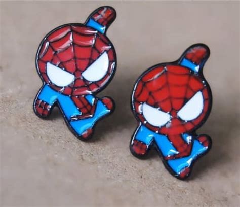 Spiderman Superhero Cute Earrings REAL INFINITY WAR
