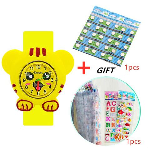 Reloj De Dibujos Animados De Pezdinosauriounicornio Para Niños