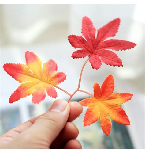 단풍잎24p셋트 가을나뭇잎 조화 단풍나무만들기 티몬