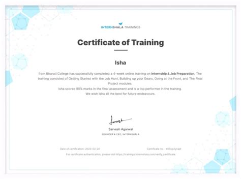 Isha Kumari On Linkedin Successfully Completed Internship And Job