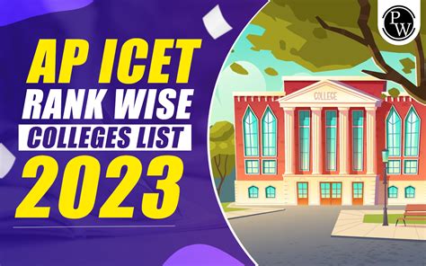 Ap Icet Rank Wise Colleges List 2023 Cut Off Counselling