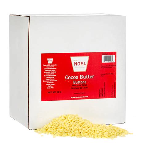 Cocoa Butter Buttons 10kg Cacao Noel