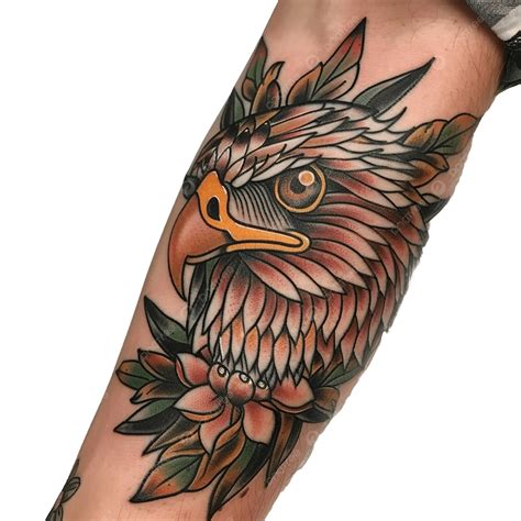 Traditional Bald Eagle Tattoo