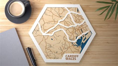 Layered Maps Rlasercutting