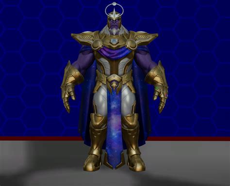 Model DL Marvel Super War Titan Of Light Thanos By WOLFBLADE111 On