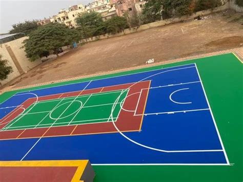 Synthetic Multipurpose Flooring Service At Rs 85 Sq Ft In Moradabad