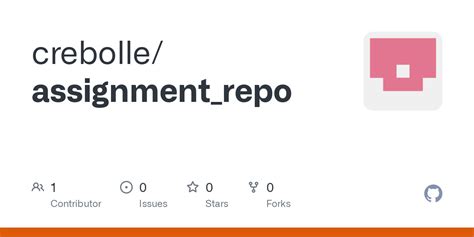 GitHub Crebolle Assignment Repo