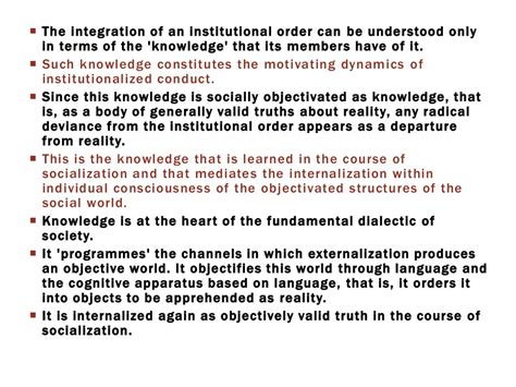 The Social Construction Of Reality Peter Berger Thomas Luckmann