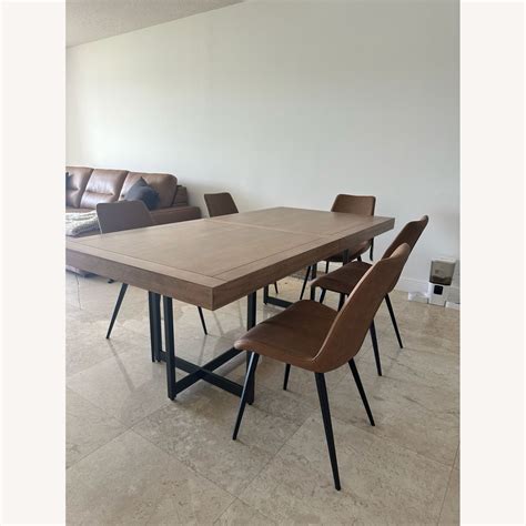Tomtyn Light Brown Dining Table Aptdeco