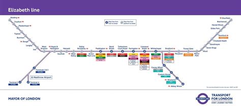 Elizabeth Line Map Plus Full List Of Stops Stations And Timetable My