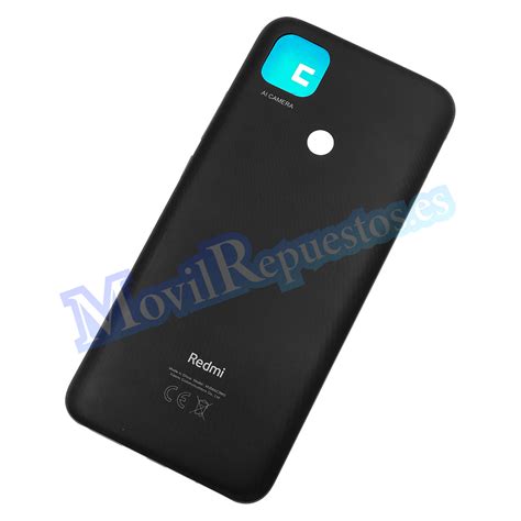 Tapa Trasera Para Xiaomi Redmi 9C Negro MovilRepuestos Es