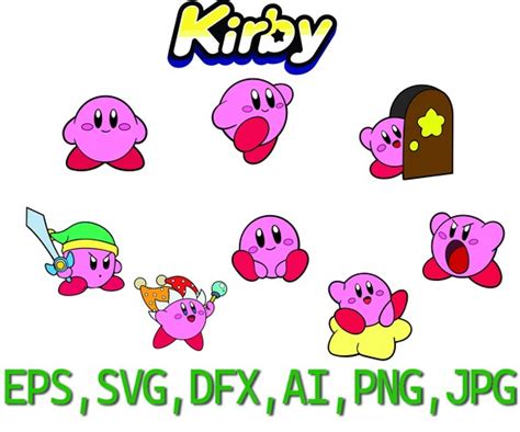 Kirby Svg Files Kirby Png Files Vector Png Images Svg 60 Off