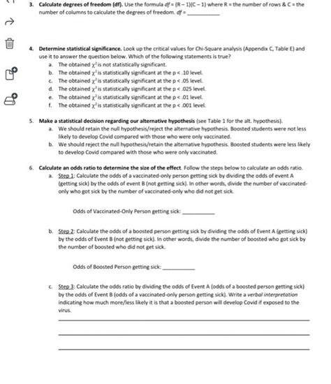 Solved Computing Chi Square Analysis Show Your Work For Full Chegg