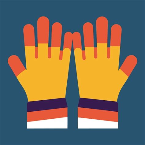 Coloring Gloves Vector Premium Ai Generated Vector