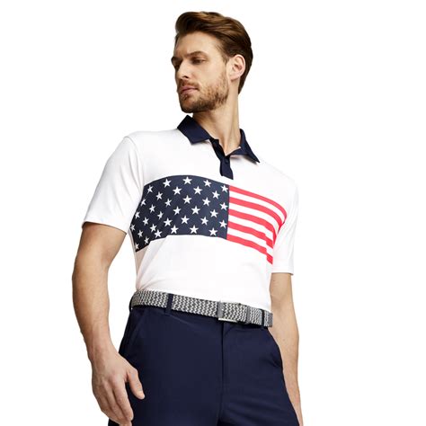 Puma Volition Stars And Bars Polo Pga Tour Superstore