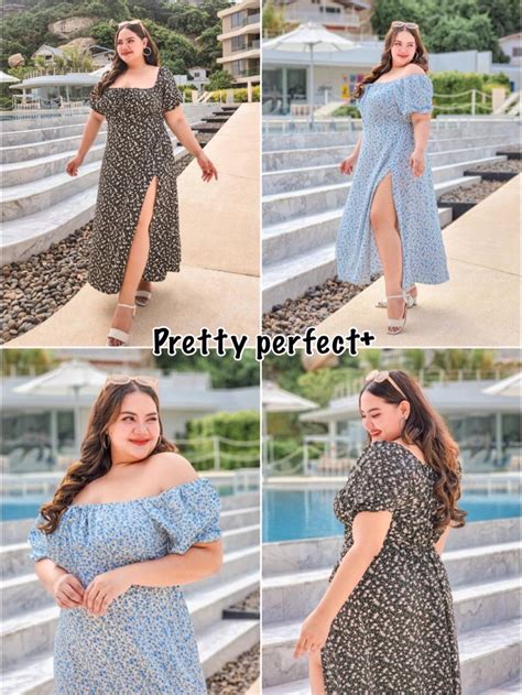 💐💐💐💐💐💐💐 Mini Flower Maxi Dress เจ้าหญิง แฟชั่นสาวอวบ