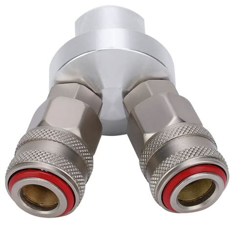 Accesorio Neumático Conector De 2 Vías Conector Cromado Conector