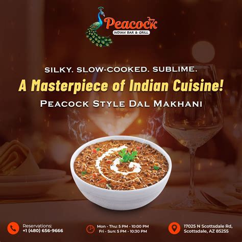 Rich Creamy And Slow Cooked Peacock Indian Bar And Grill Facebook