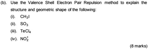 Ch3i Electron Domain Geometry