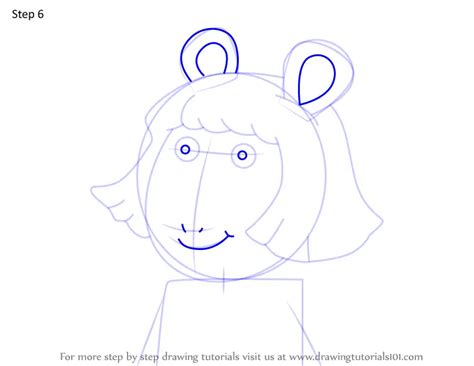 How To Draw D W Read From Arthur Arthur Step By Step