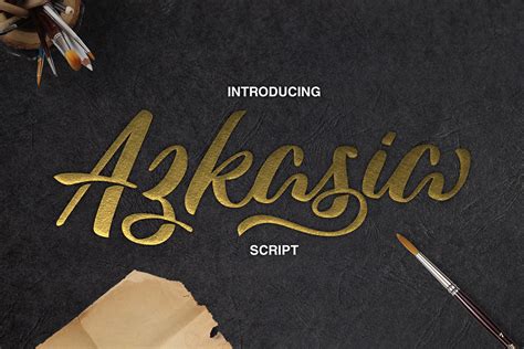 Azkasia Free Font Script Font On Behance